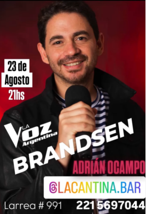 Adrián Ocampo: «A partir de La Voz me animé a hacer la música que me gusta» | PORTAL INFOBRANDSEN
